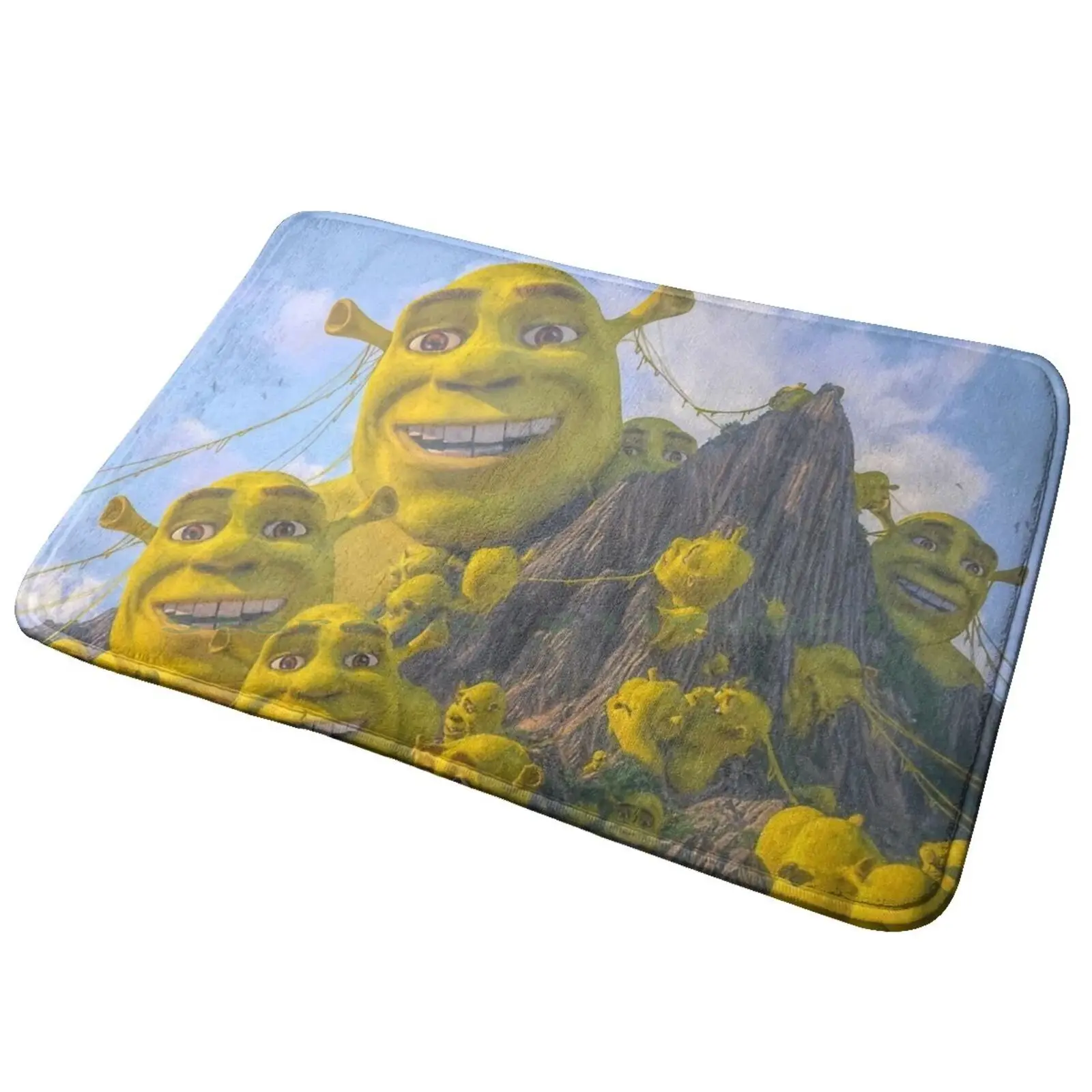 Shrek Mountain Entrance Door Mat Bath Mat Rug Standar Chifon Tops ...