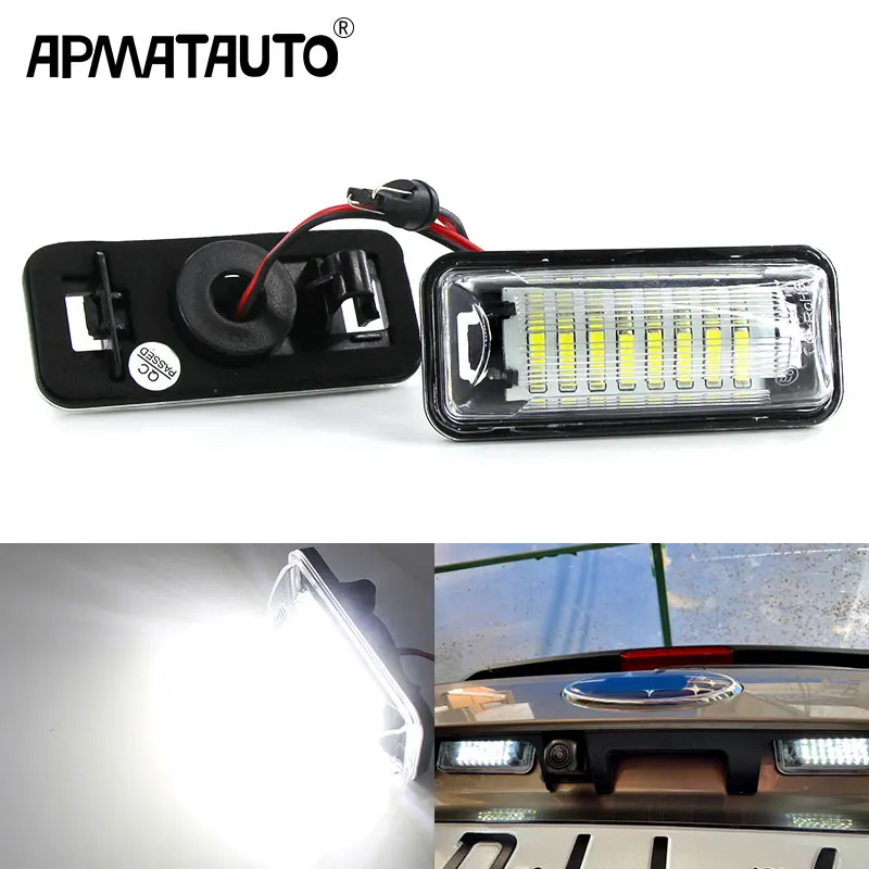 2pcs-LED-License-Number-Plate-Light-Canbus-White-FOR-Subaru-Forester ...