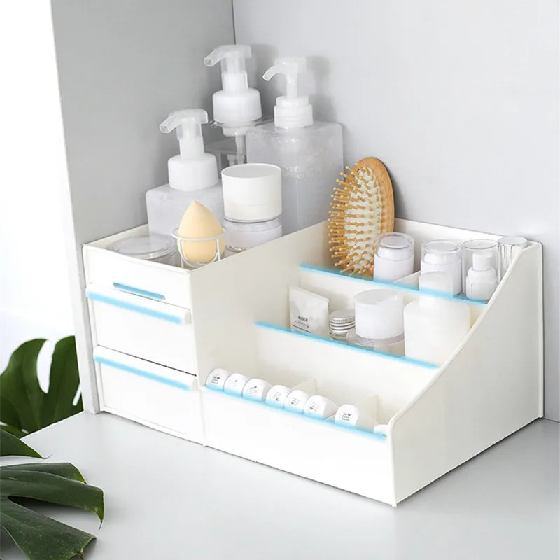 Makeup Organizer Cosmetic Bathroom Organizer Makeup Box Storage ...