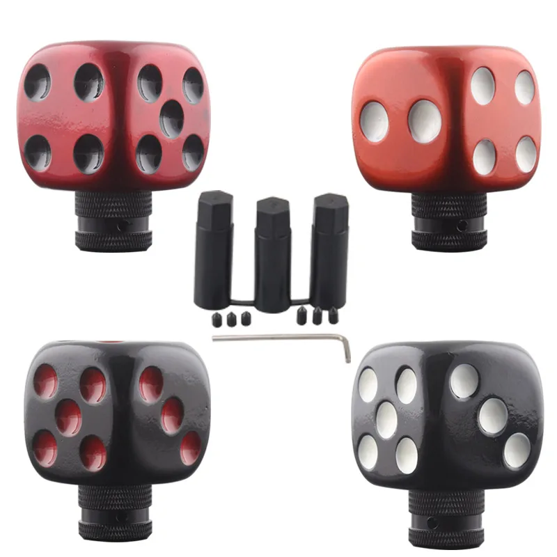 Custom Dice Style Universal Car Stick Gear Shift Knob Lever Shifter For ...