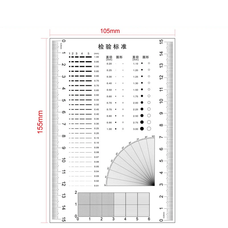 Card Thickness Point Gauge Micoscope Inspection Standad Point Gauge ...
