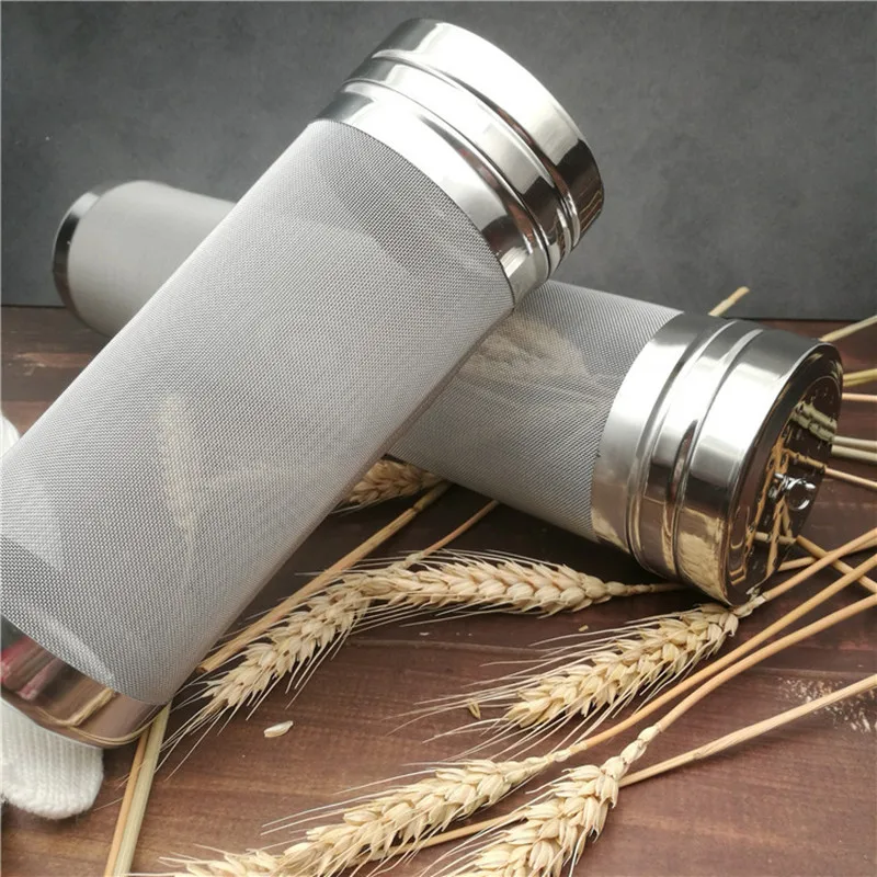 18cm/30cm 300 Micron Mesh Stainless Steel Beer Hops Filter Dry Hops ...