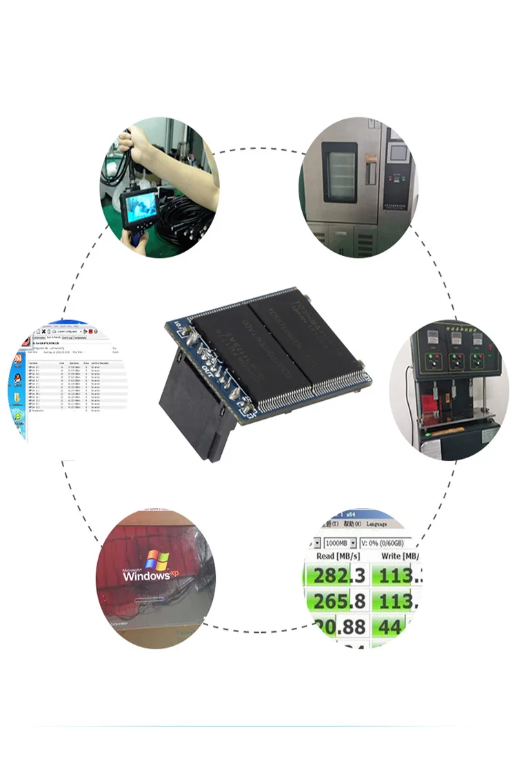 Goldendisk 7PIN SATA DOM 16GB SSD Disk on Module NAND MLC Flash 2GB 4GB ...