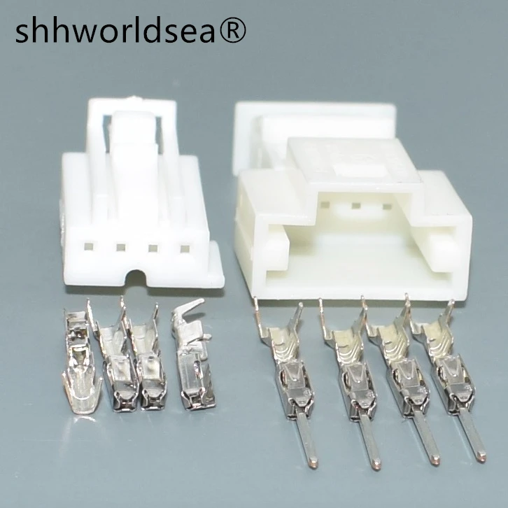Shhworldsea 4 핀 0.6mm 시리즈 0425459228 A0385451228 자동차 대기 램프 케이블 커넥터 1 ...