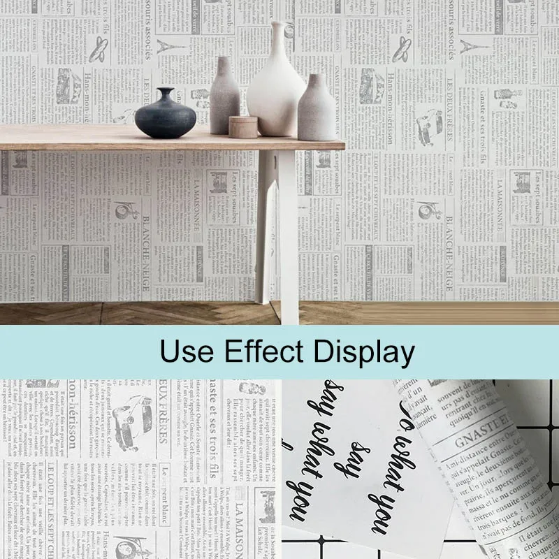 Newspaper Wallpaper Diy