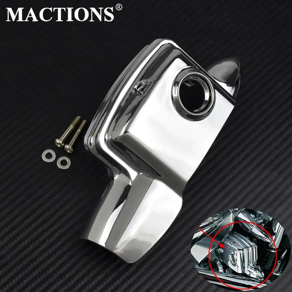 Motorcycle-Chrome-Rear-Brake-Master-Cylinder-Cover-ABS-Plastic-For ...