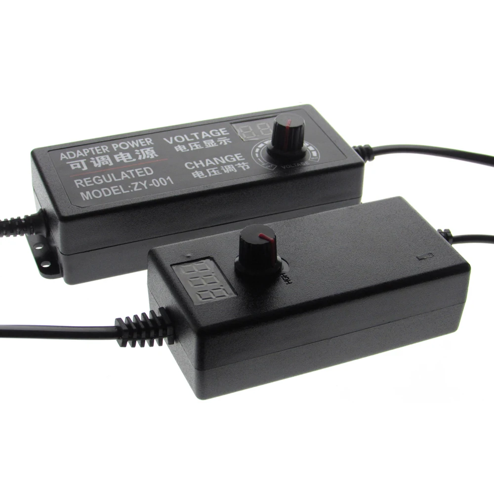 Ac/dc Adjustable Power Adapter Supply 5v 9v 12v 24v 1a 2a 5a Universal ...