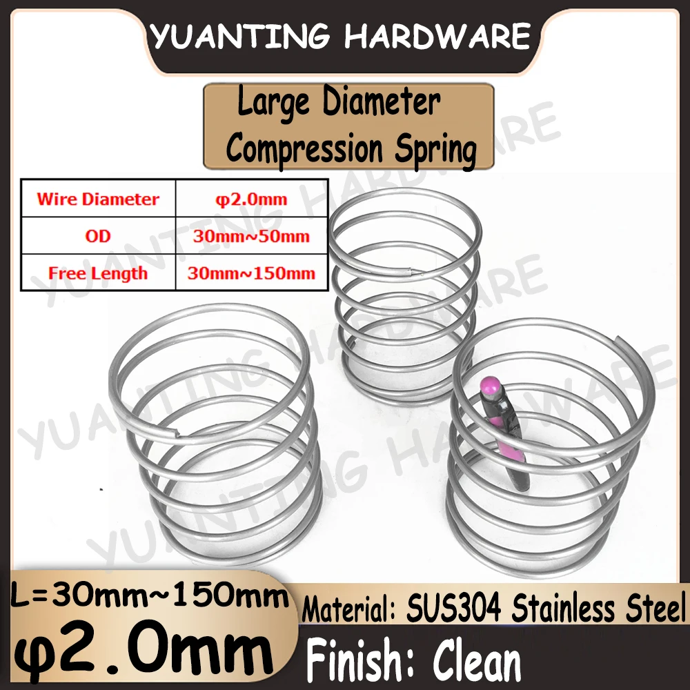 Steel Compression Springs | Large Compression Springs | Large Steel ...