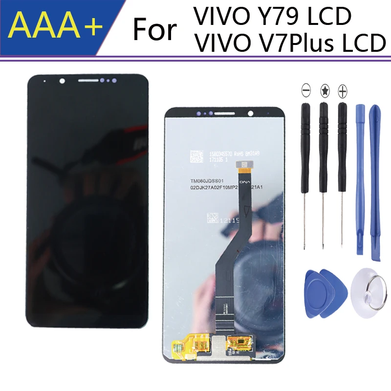 5.99 Inch For vivo v7+ LCD For VIVO V7 Plus Display Touch Screen Digitizer Assembly Replacement ...