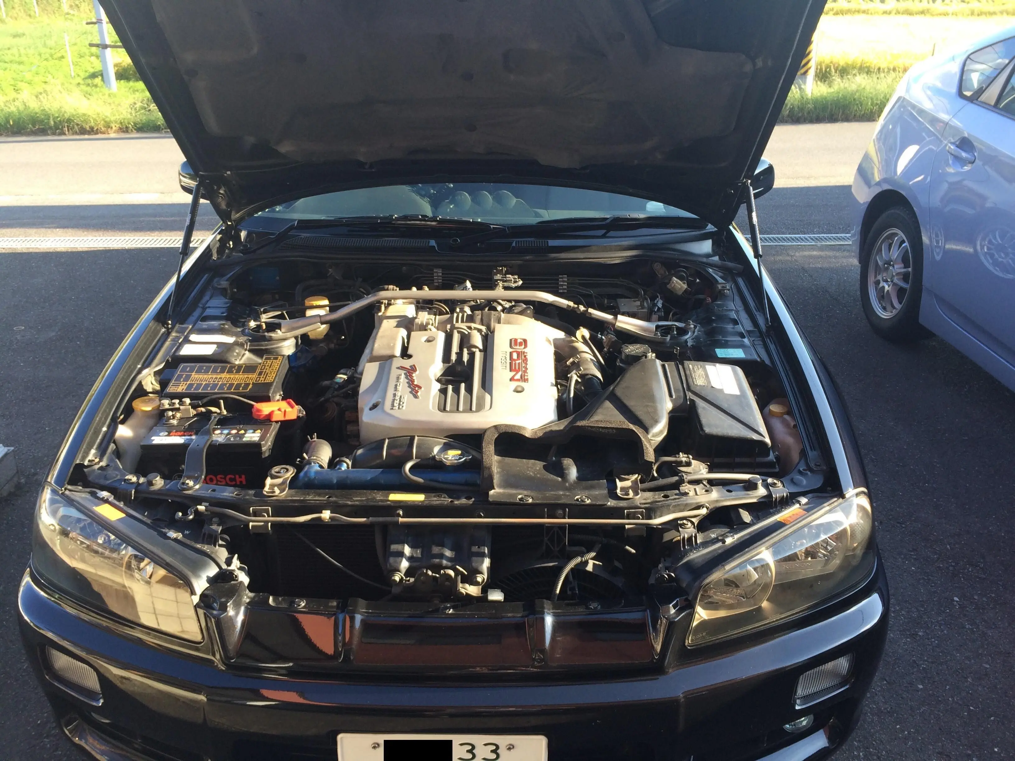 for Nissan GT R HR34 ER34 1999 2002 Nissan GTR Skyline Coupe Car Carbon ...