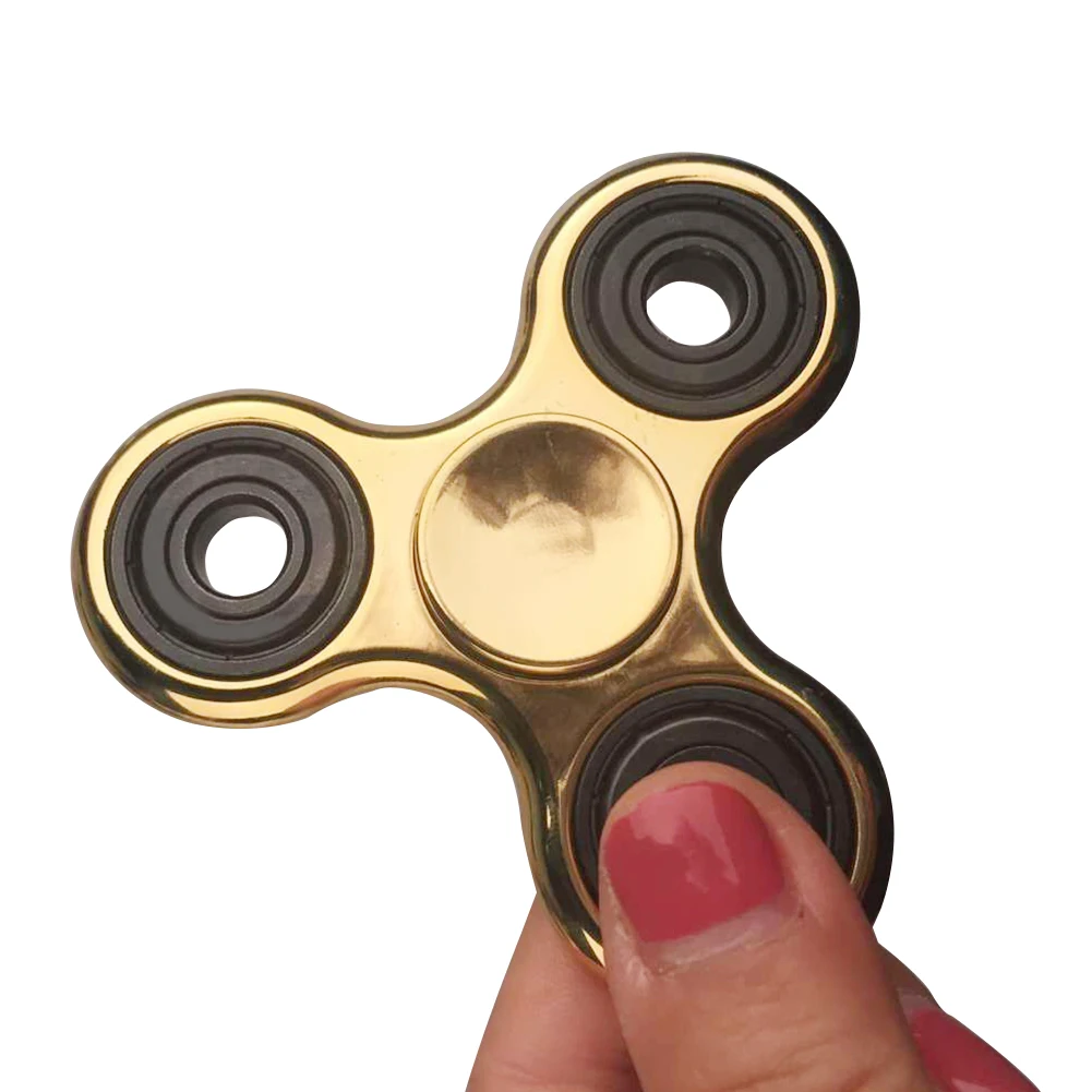 Tri-Hand Finger Spinner Office Anxiety EDC Spin Relief Stress Reducer ...