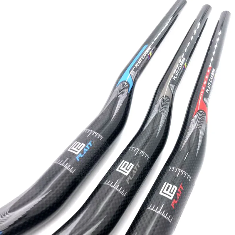 Guidon de vélo,VTT pleine Fiber De Carbone Guidon Hirondelle Léger 3K ...