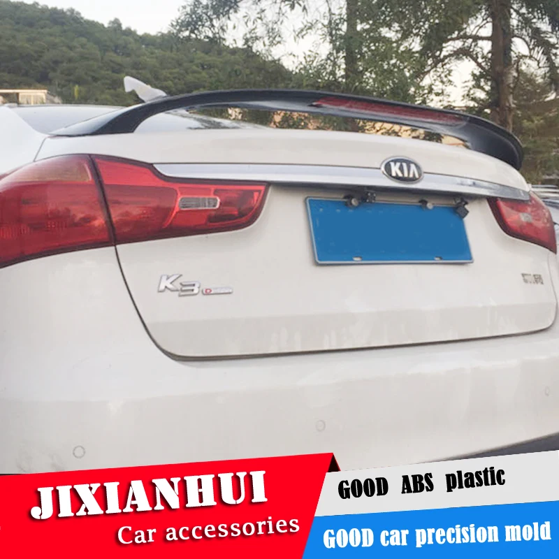 포르테 스포일러 2011 2015 기아 K3 스포일러 Dkwk Abs 플라스틱 소재 자동차 리어 윙 컬러 리어 스포일러 기아