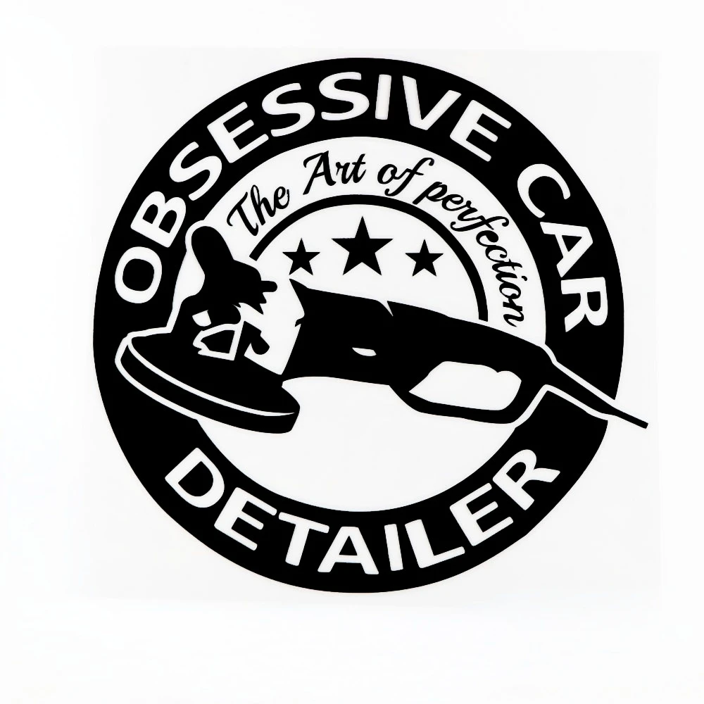 A 0540 Obsessive Car Detailer The Art of Perfection Desigh Sticker PVC ...