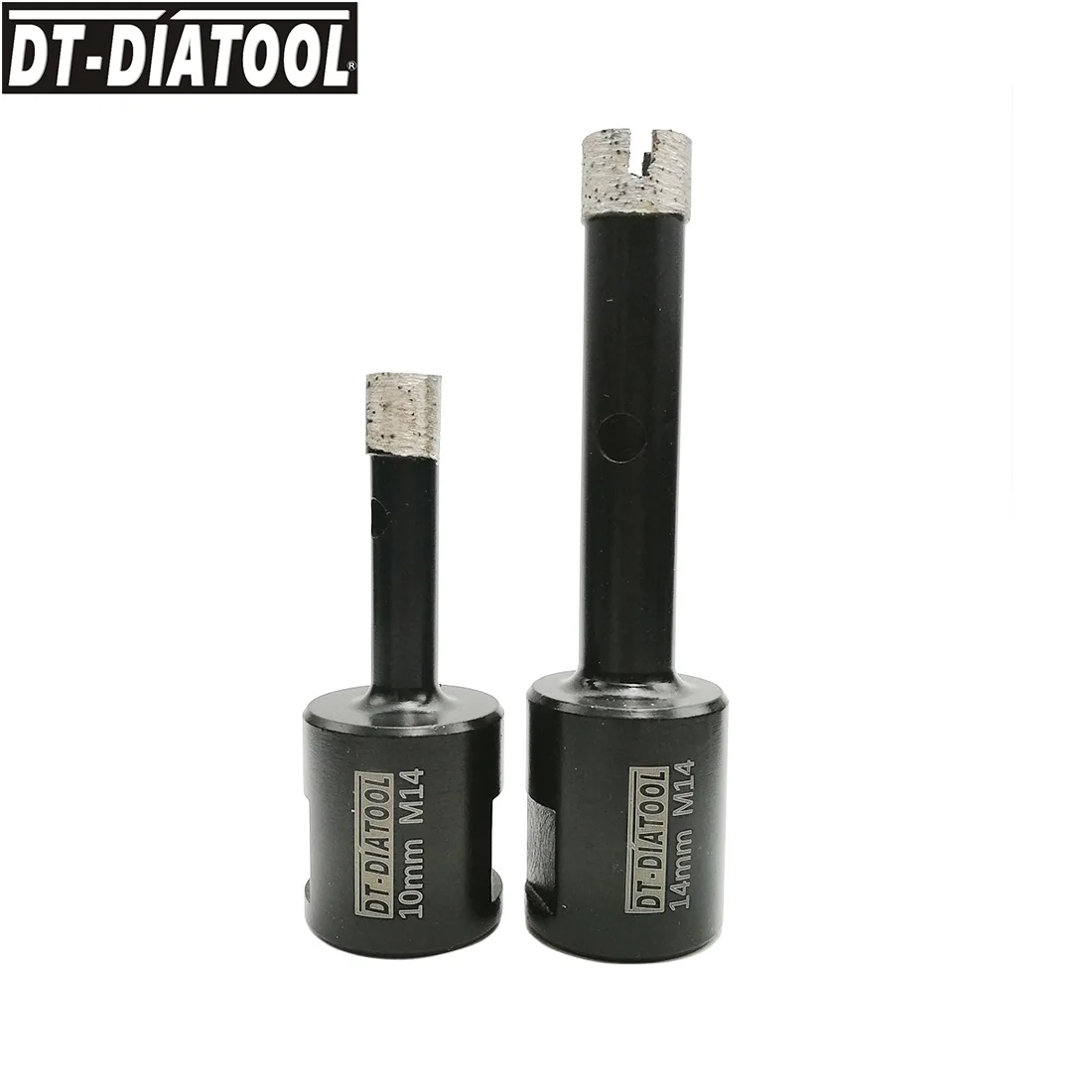 DT DIATOOL 2pcs/set M14 Dia 10+14mm Diamond Wet Welded Drilling Core ...