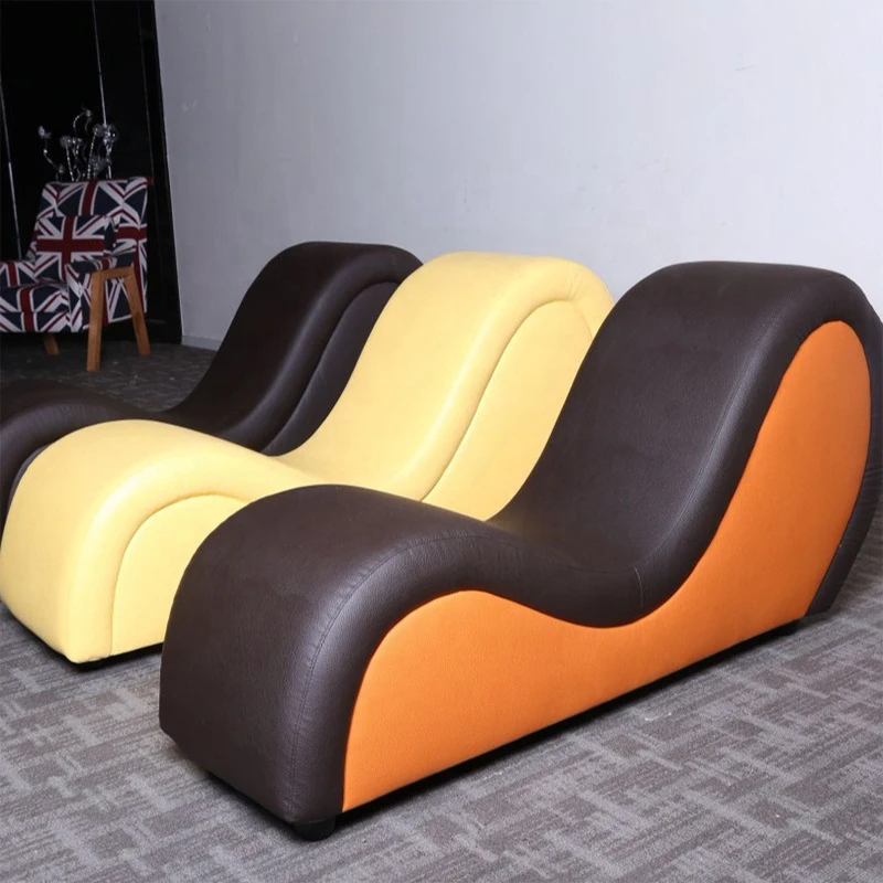Clubhouse Appealing Sofa Couple Chair S-shaped Appealing Sofa S Stool ...