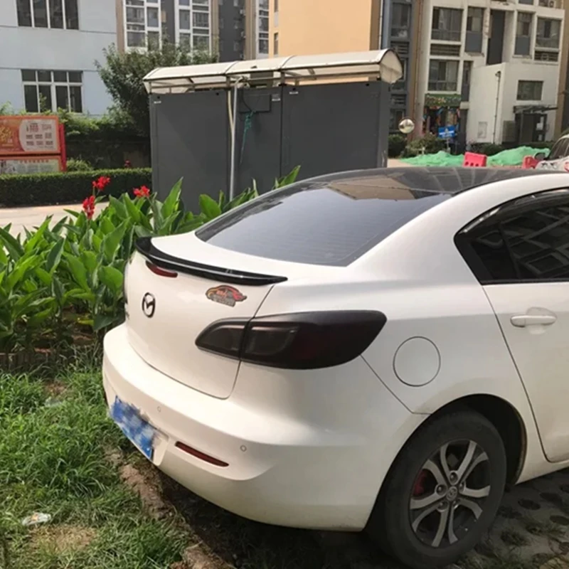 For Mazda 3 4Doors Sedan 2011 2016 ABS Plastic Unpainted Primer Tail ...