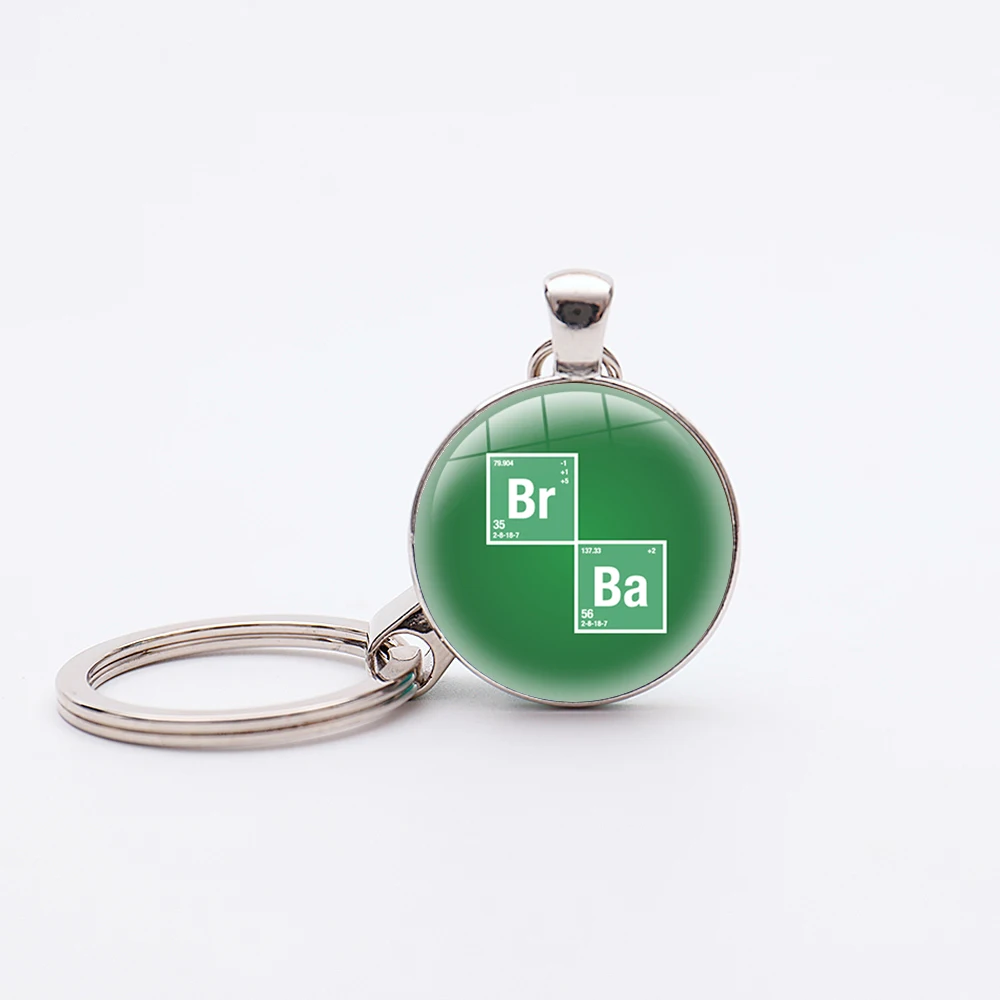 AMC-TV-Jewelry-Breaking-Bad-Keychain-Chemical-Element-Silver-Plated ...