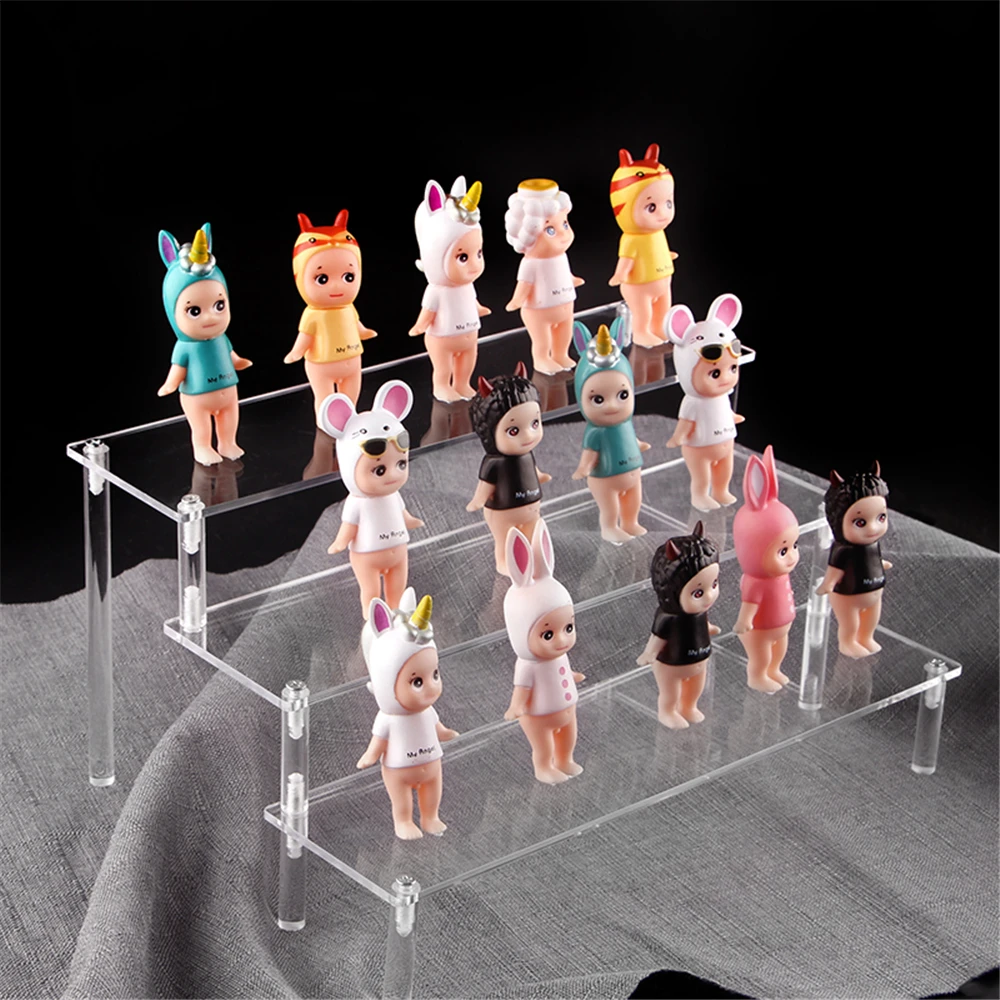 Acrylic-Display-Stand-Rack-Shelf-Pottery-Storage-Rack-Doll-Clay ...