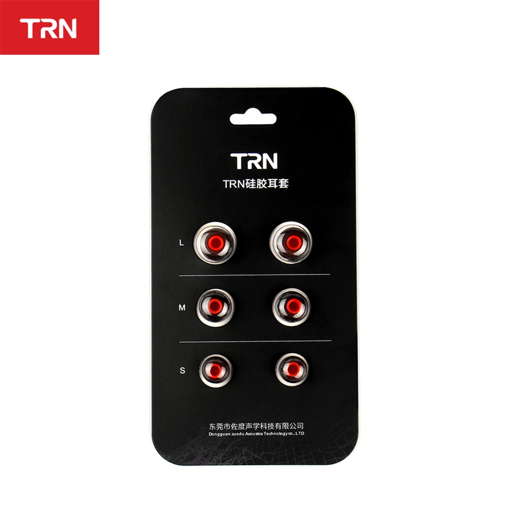 TRN 3 Pairs(6pcs) L M S In Ear Tips Earbuds Earphone Silicone Eartips/Ear Sleeve/Ear Tip/Earbud ...
