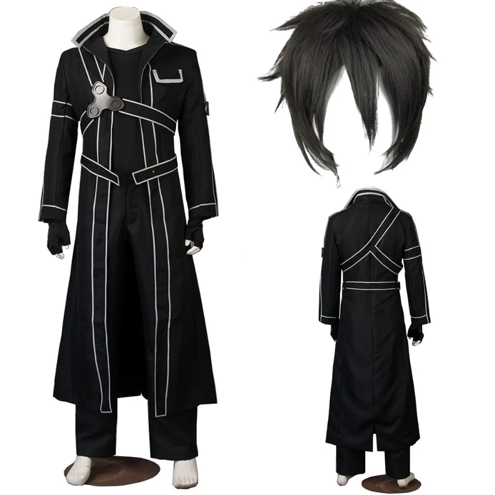 Anime-Sword-Art-Online-Cosplay-Costume-Kirito-Kazuto-Kirigaya-Jacket ...