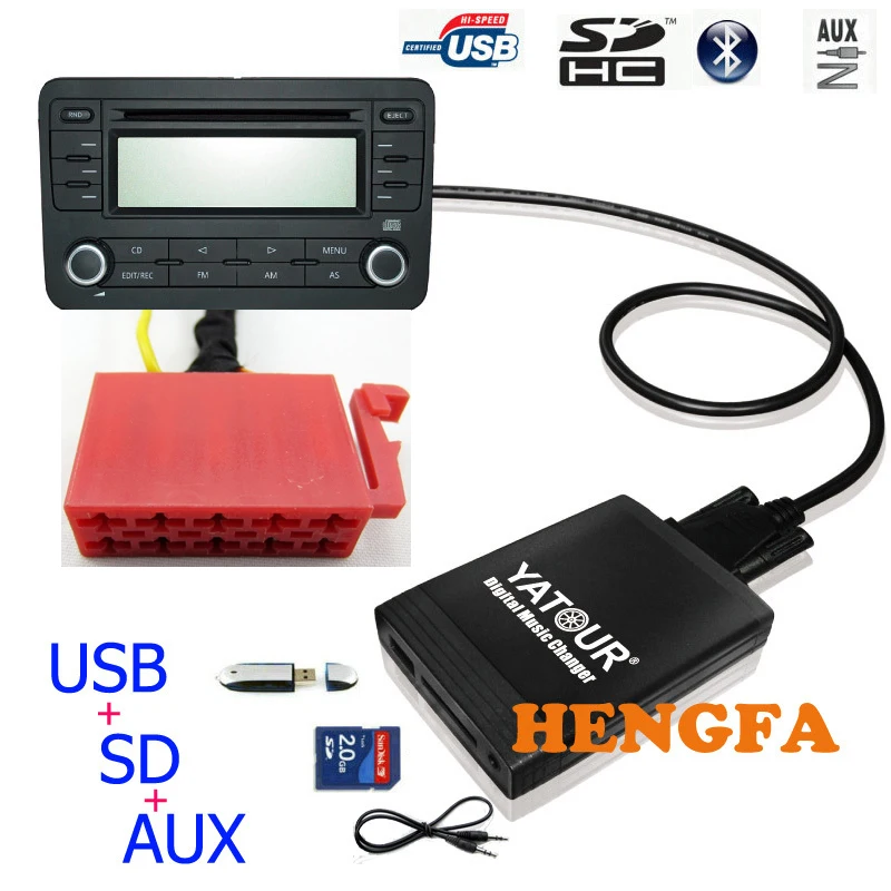 Yatour-YT-M06-carro-digital-cd-music-changer-usb-mp3-aux-adaptador-para ...
