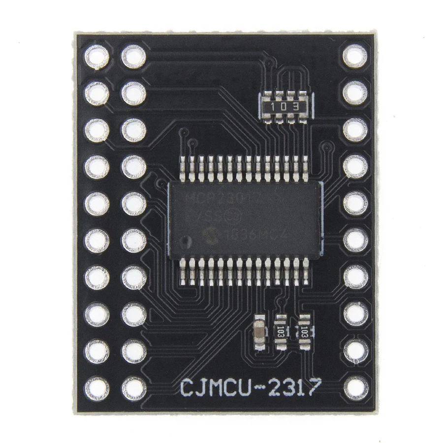 MCP23017 Serial Interface Module IIC I2C SPI MCP23S17 Bidirectional 16-Bit I/O Expander Pins ...