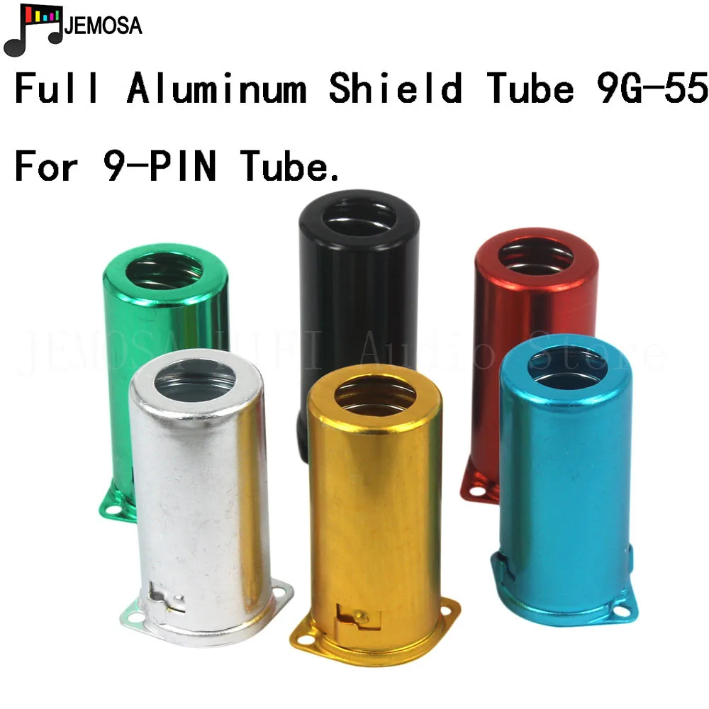 1PC-Full-Aluminum-Tube-Socket-Shielding-Cover-For-5687-6N1-5755-12AX7 ...