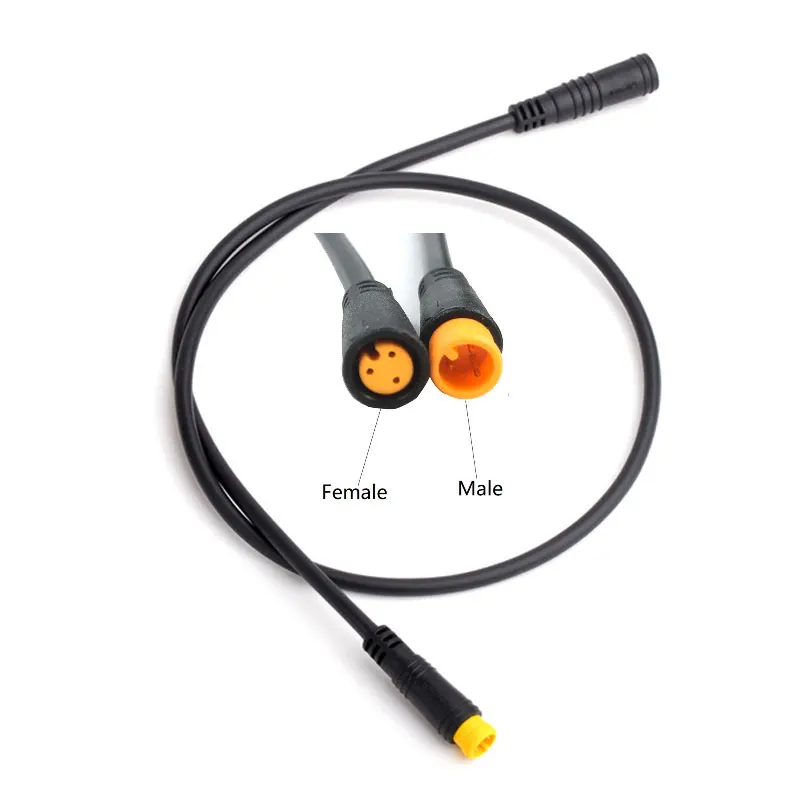 Julet Waterproof 3pin Male To Female Extension Cable Sensor For Motor ...
