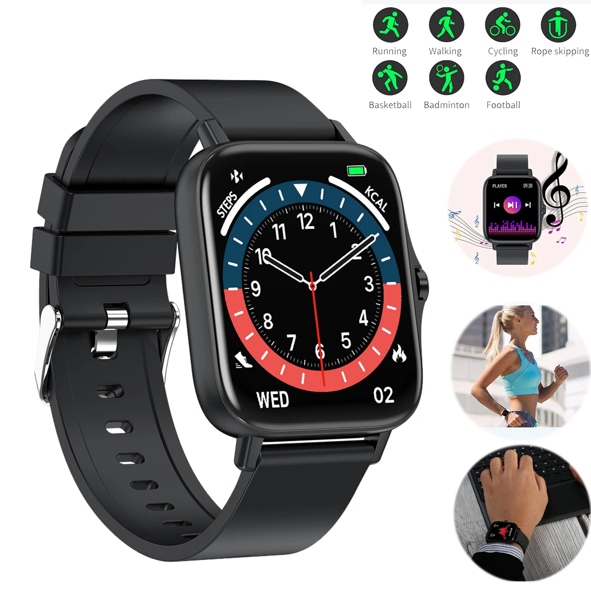 Reloj-inteligente-deportivo-con-Bluetooth-pulsera-electr-nica-con ...