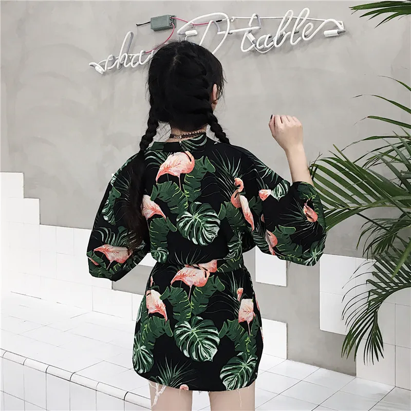 Primavera y verano vestido de mujer estilo coreano Harajuku suelta ...