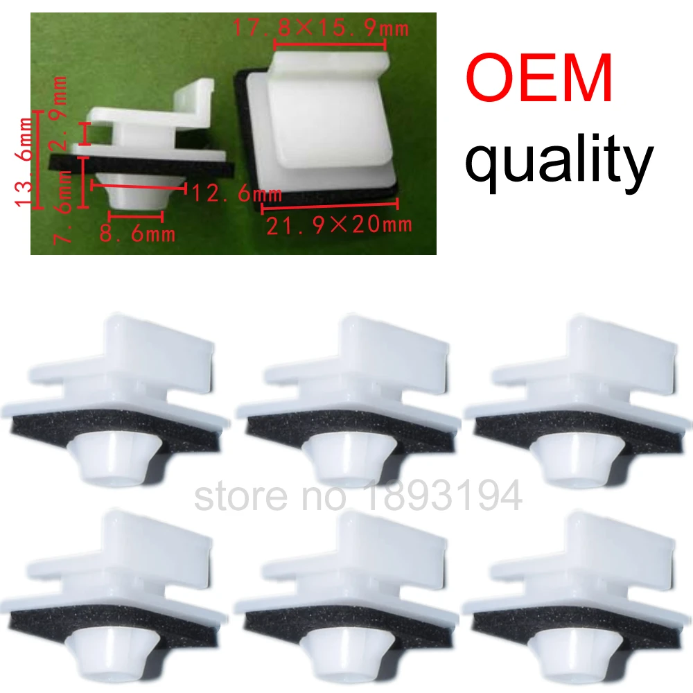 100x-OEM-quality-Side-Skirt-Sill-Moulding-Trim-Clips-for-Honda-Civic ...