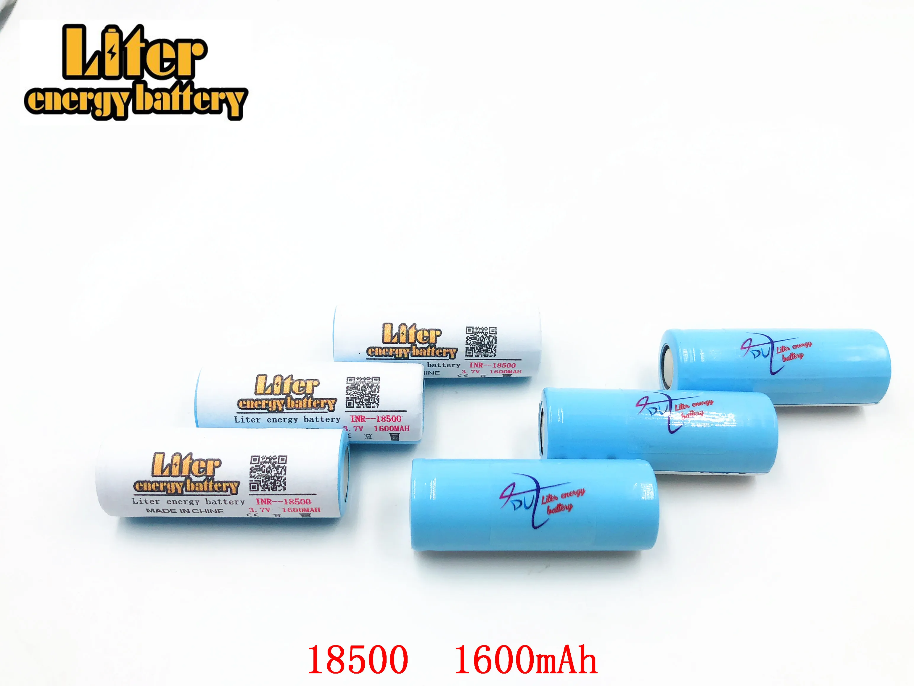 2pcs/lot 18500 Batteries 18490 Real 1600mah Li-ion Lithium 3.7v ...