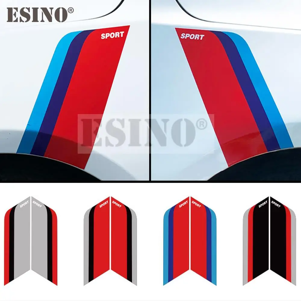 2 x Car Styling Creative Colorful Sport Car Front Fender Decorative ...