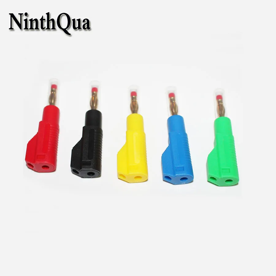 10pcs-Gold-Plated-4mm-Retractable-Banana-Plug-Stackable-Solder-type ...