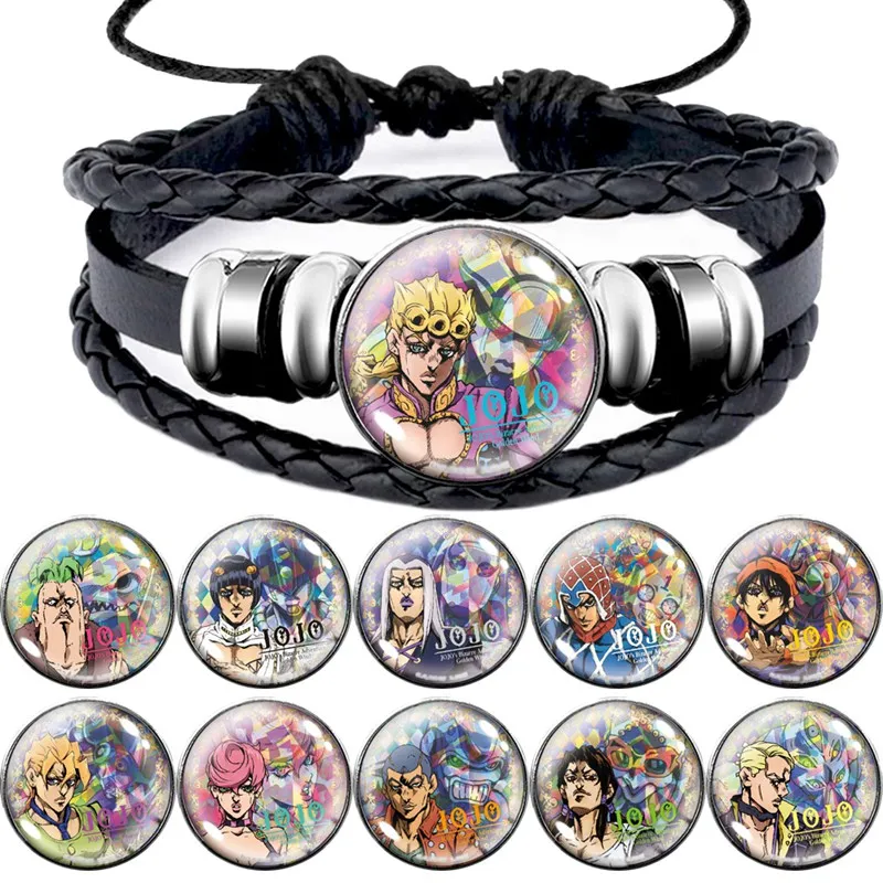 Vintage-Japanese-Anime-Bracelet-JOJOS-Bizarre-Adventure-Golden-Wind ...