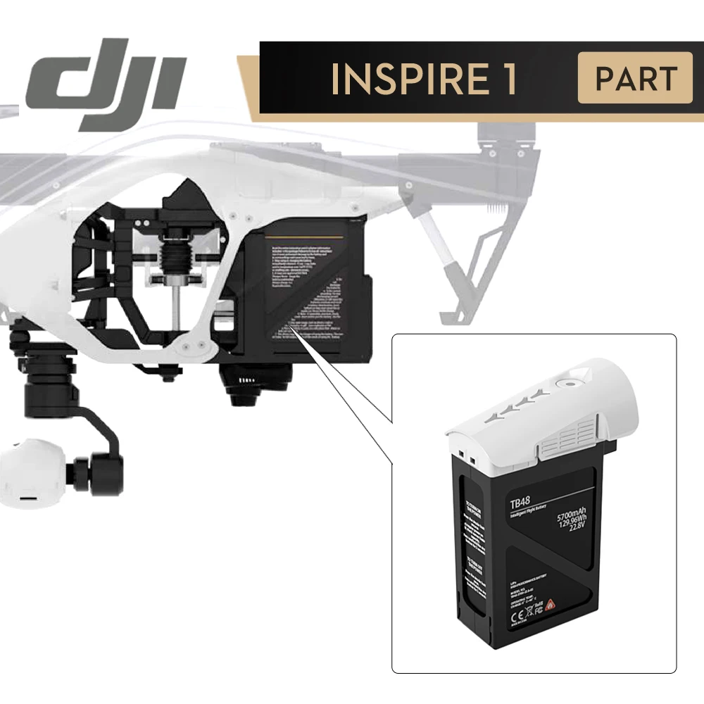 DJI Inspire 1 Battery White TB48 Intelligent Flight Battery for Inspire ...
