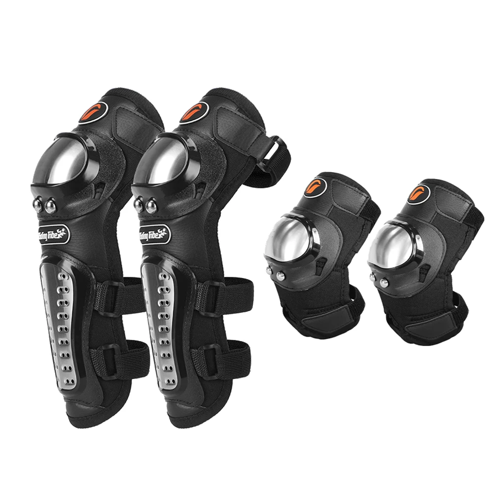 Motorcycle Stainless steel Knee pads Armor Adult Motorbikes Leg Armor ...