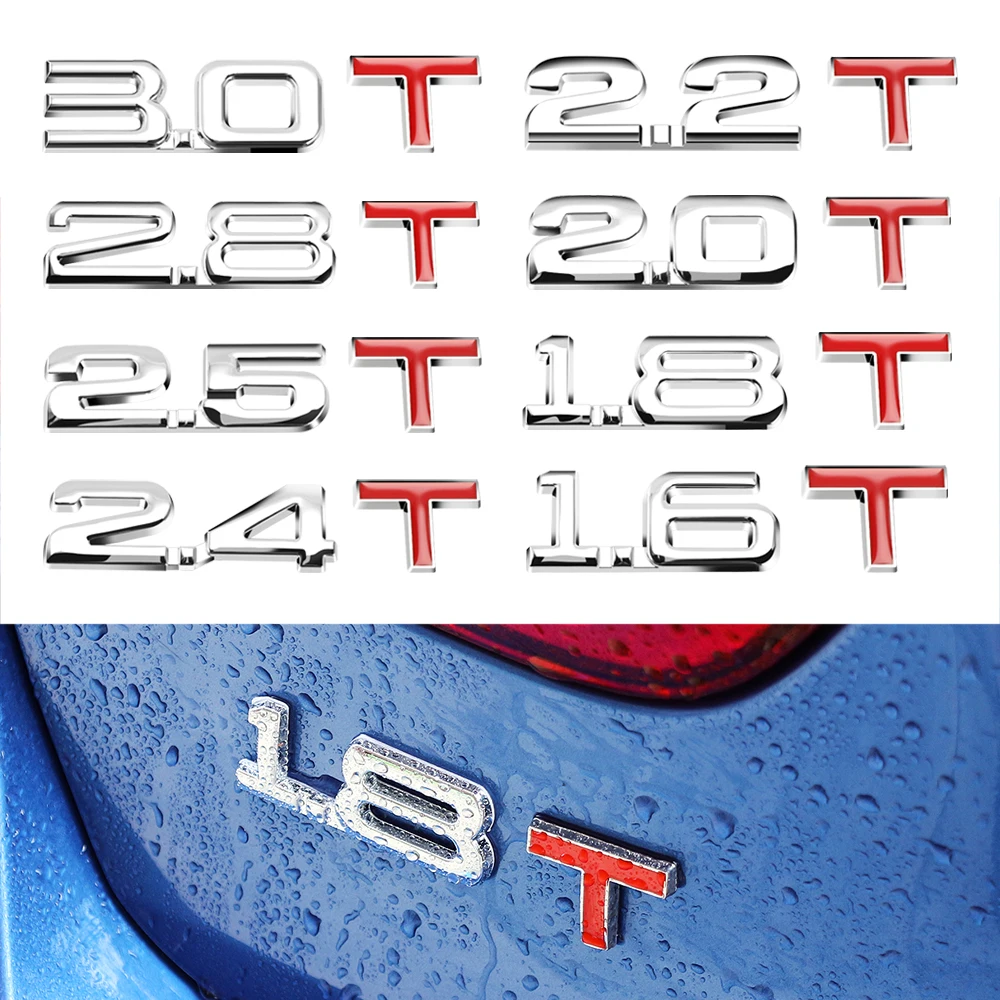 3D-Metal-Car-Displacement-sticker-For-Ford-Volkswagen-Passat-B5-B6 ...