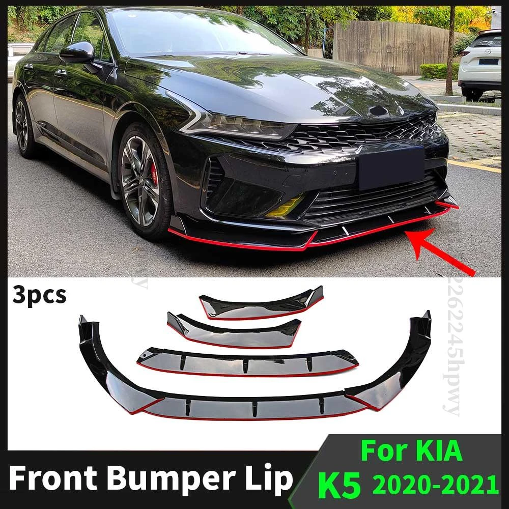 Splitter Deflector Protector Front Bumper Lip Chin High Quality Body Kit For Kia K5 Dl3 Optima ...
