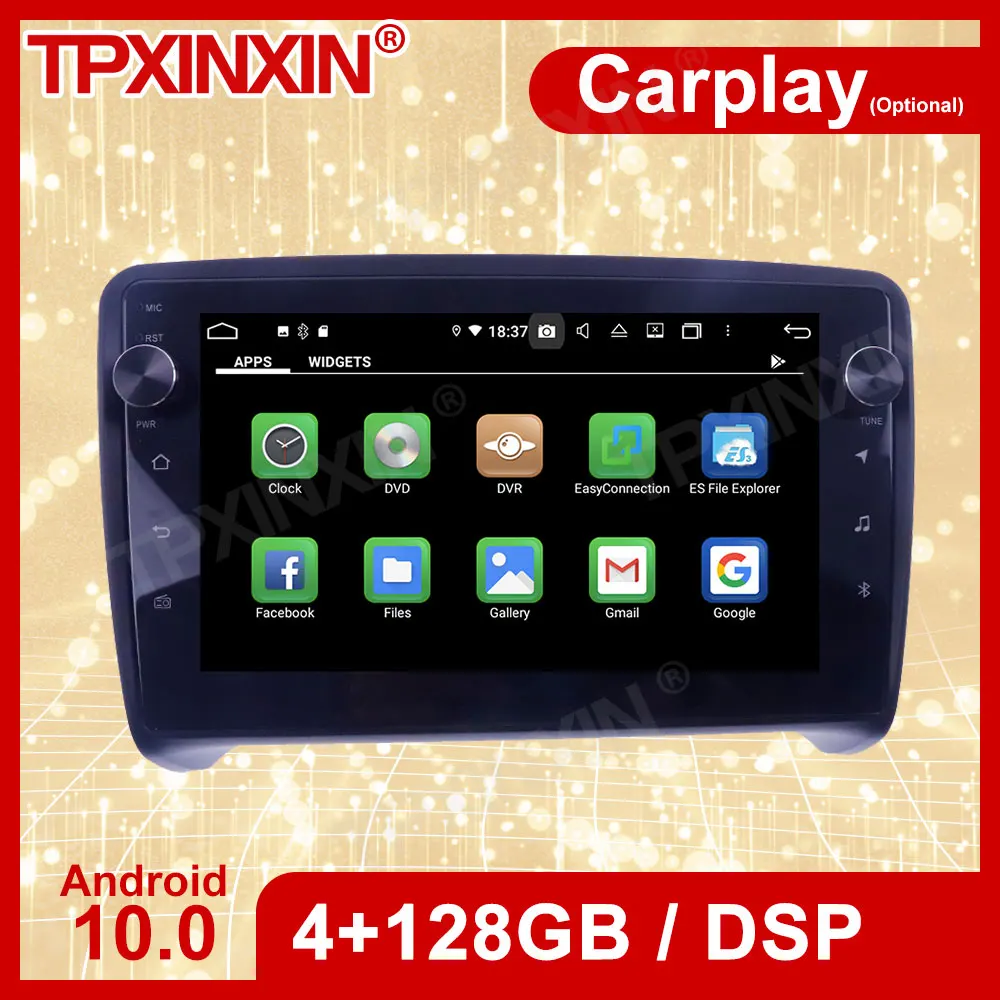 Wireless Carplay 2 Din Car Android Stereo Receiver For Audi Tt Mk2 8j ...