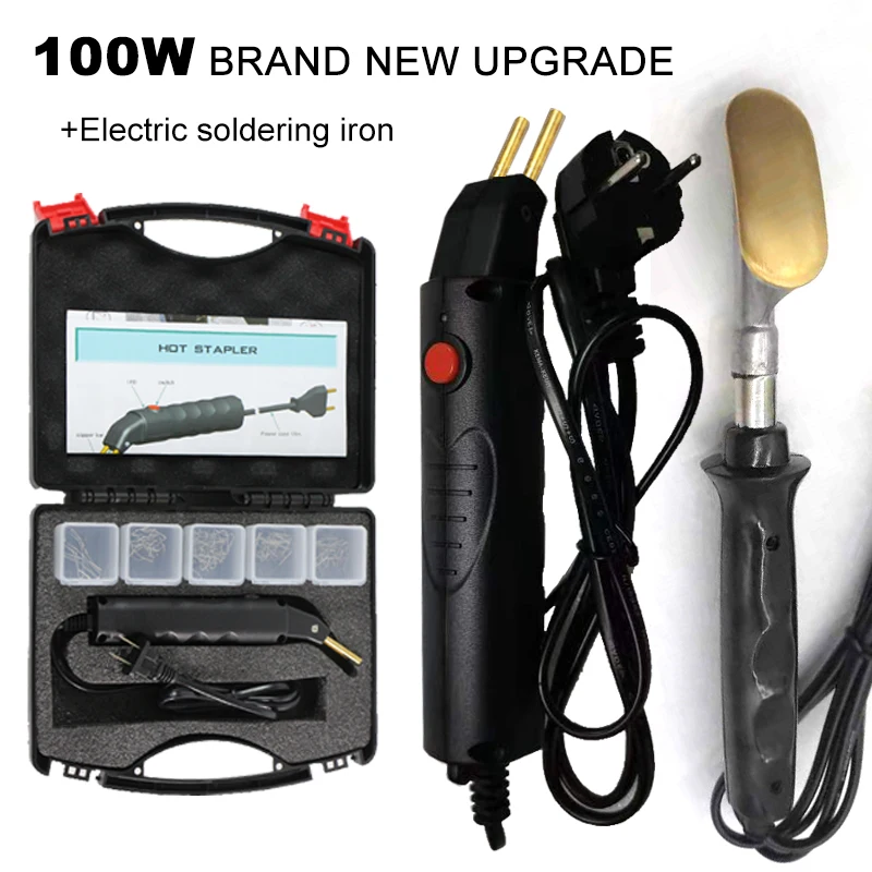 Poste a souder,Kit de soudage plastique, pistolet de réparation de pare-chocs de voiture ...