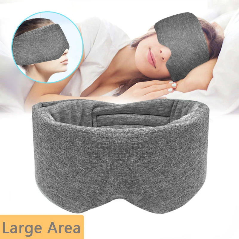 Full Cover Sleeping Mask Travel Rest Eye Masks Eye Shade Blindfold Mask ...