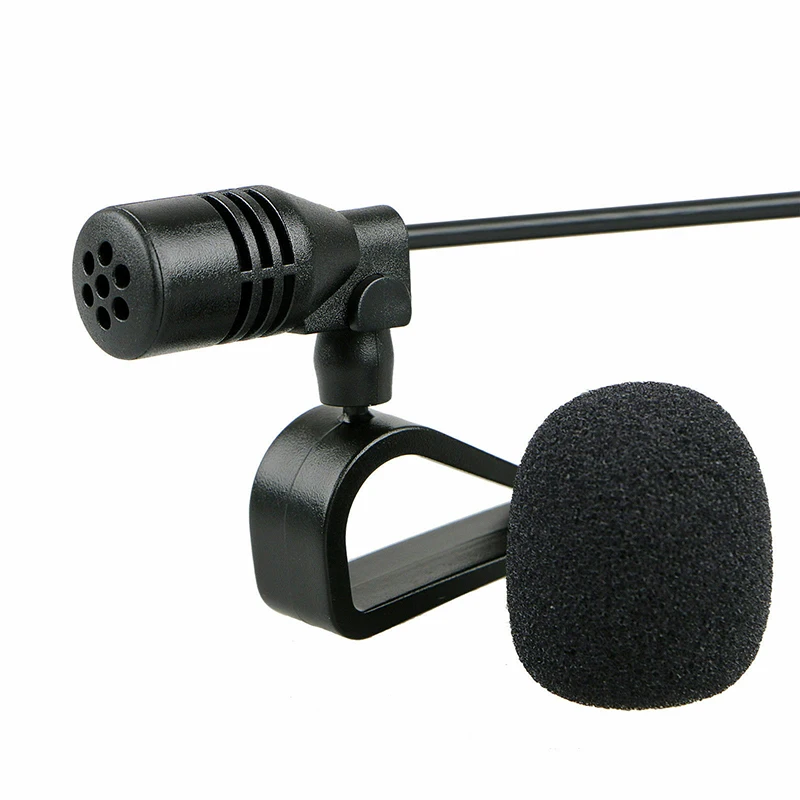 Car-Stereo-Bluetooth-compatible-Microphone-3-5mm-External-Microphones ...