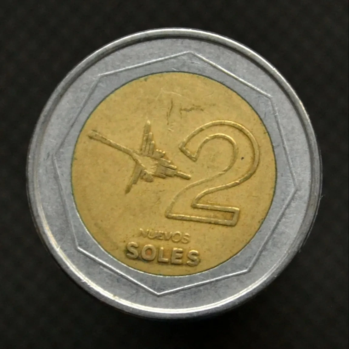 Moneda de SOL 2 de Perú, monedas antiguas 100% originales de América ...