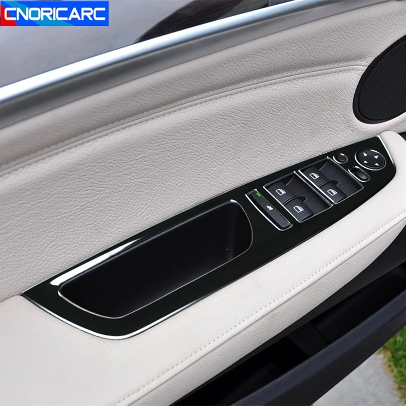 Stainless-Steel-Car-Window-Glass-Lifter-Panel-Door-Armrest-Buttons ...