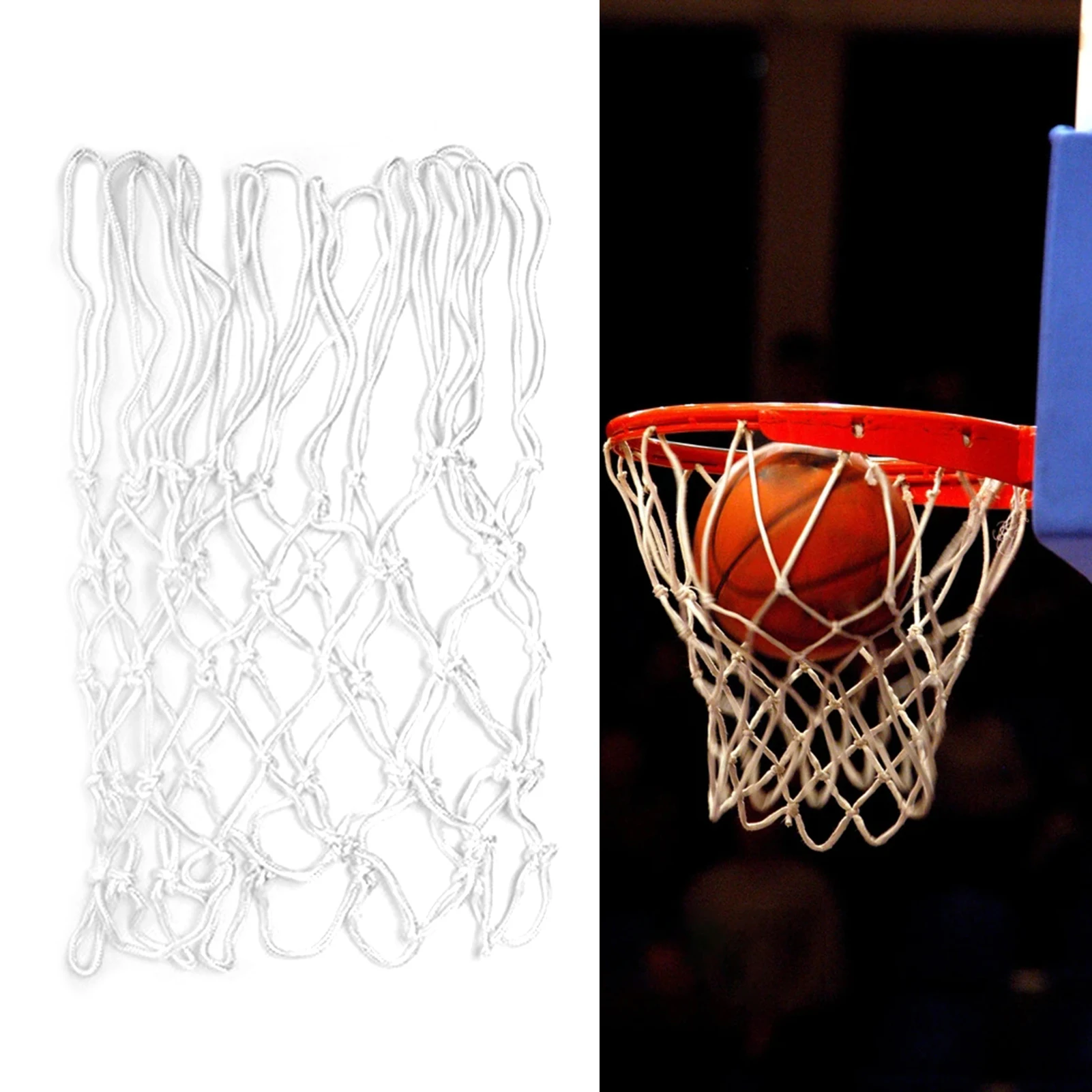 2Pcs-50cm-13-Buckles-Standard-Basketball-Net-Nylon-Rainproof-Wear ...