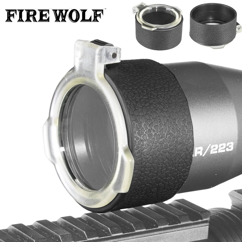 Fire-wolf-visor-de-rifle-con-tapa-r-pida-tapa-de-lente-abierta-protecci ...
