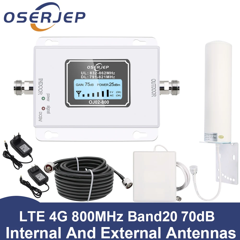 LCD-Display-4G-LTE-800Mhz-Repeater-Cellular-Mobile-Signal-Booster ...