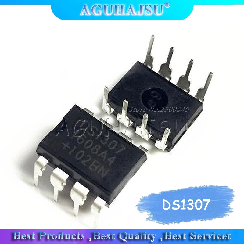 10 pces ds1307 dip8 ds1307n dip8 dip novo e original ic|clock 13| - AliExpress